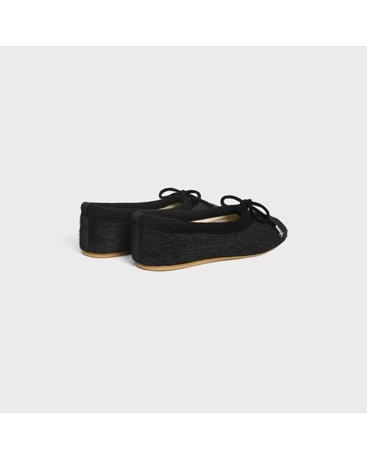 Celine Abby Ballerina in Black | Lyst