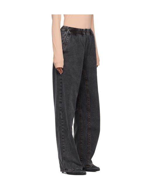 Y. Project Embroidery Logo Detail Jeans in Black for Men | Lyst