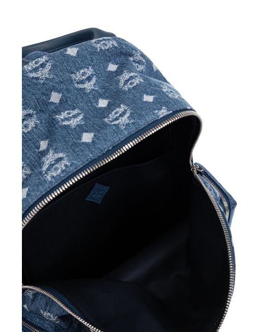 MCM Backpack Stark in Blue for Men | Lyst