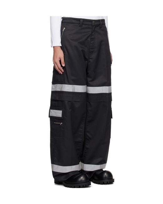 Vetements Belt-Loop Overalls in Black for Men | Lyst