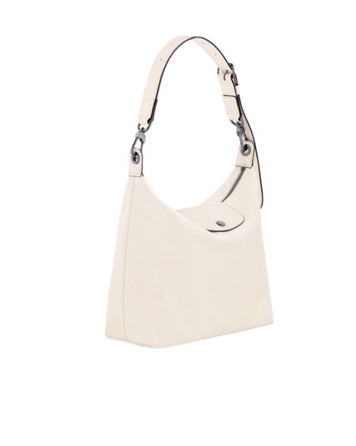 Longchamp Medium Le Pliage Xtra Hobo Bag in White | Lyst