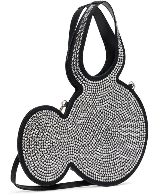 Coperni Mini Mickey Embellished Tote Bag in Gray | Lyst