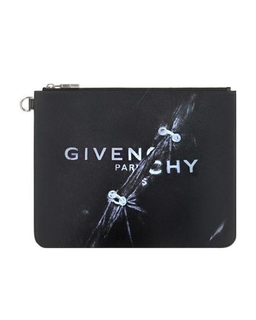 Givenchy Graphic-Print Leather Tote Bag in Black for Men | Lyst