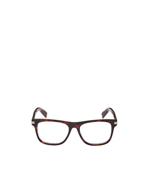 ZEGNA Geometric Frames in White for Men | Lyst