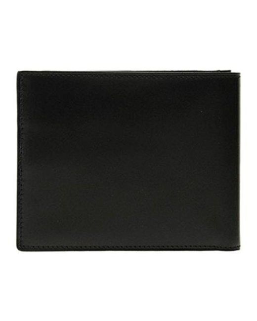 dunhill Logo Double Fold Wallet in Black for Men | Lyst