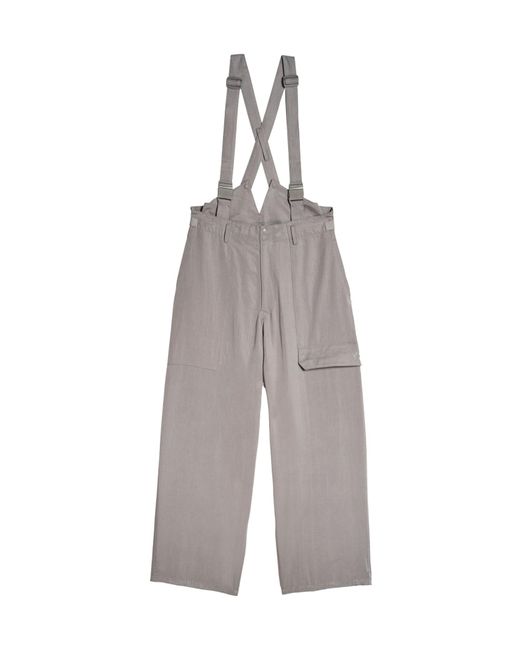 Y-3 Belt Loop Suspenders in Gray for Men | Lyst