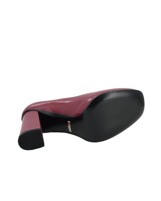 Gucci Thick Heels in Red | Lyst