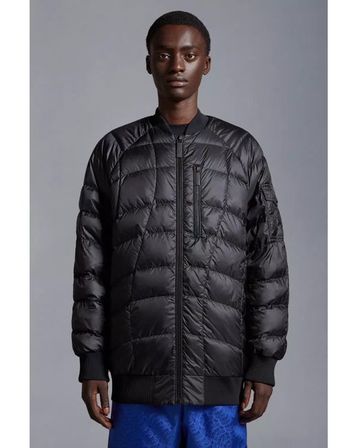 Moncler Seelos Double-Sided Down Jacket in Blue for Men | Lyst