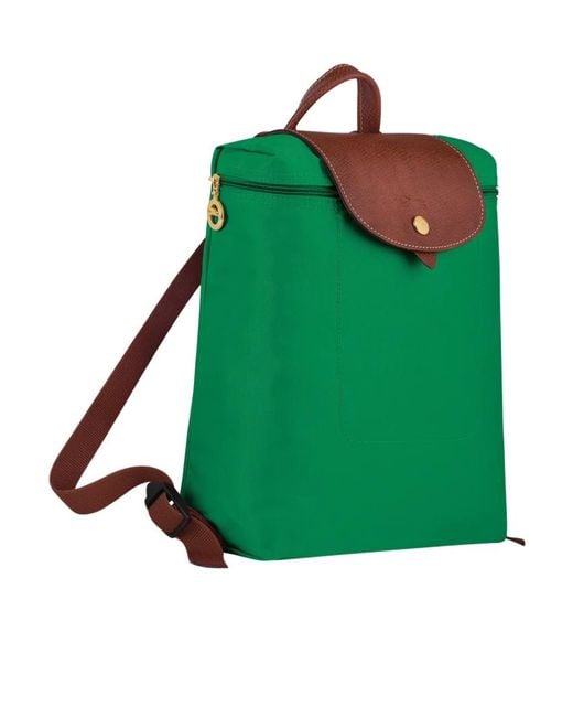 Longchamp Le Pliage Original M Backpack in Green | Lyst