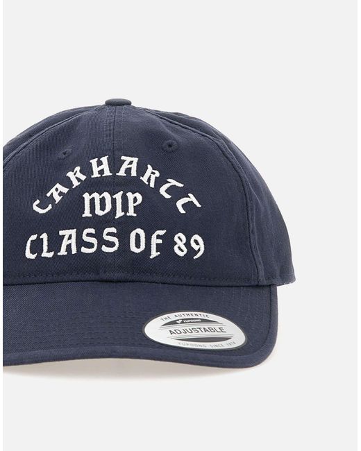 Carhartt Logo Hat in Blue for Men | Lyst