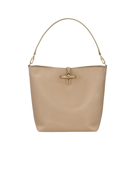 Longchamp Le Roseau M Wandering Pack in White | Lyst