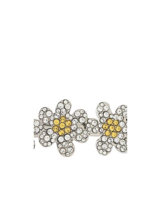 Marni Flower-Shaped Hair Clip in White | Lyst UK