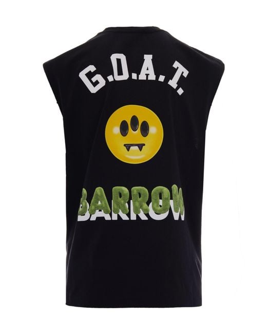 Barrow Graphic Logo Tank Top in Black for Men | Lyst UK