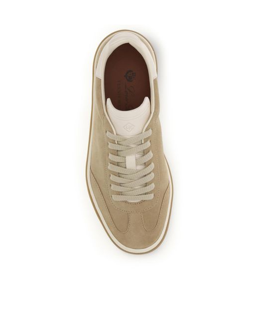 Loro Piana Tennis Walk Sneakers in Natural | Lyst