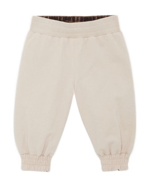 Fendi Reversible Track Pants in Natural | Lyst