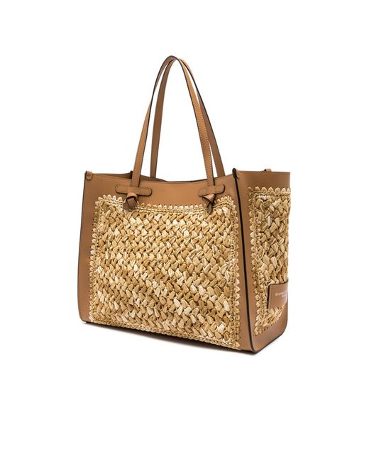 Gianni Chiarini Firenze Shopping Bag in Natural | Lyst