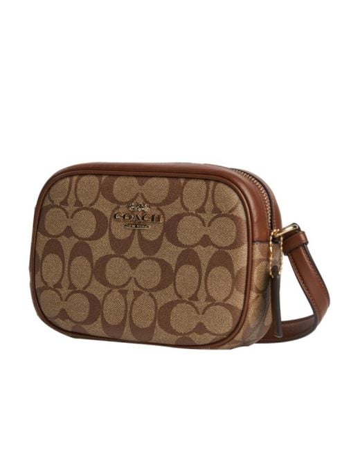 COACH Mini Jamie Camera Shoulder Bag in Brown | Lyst