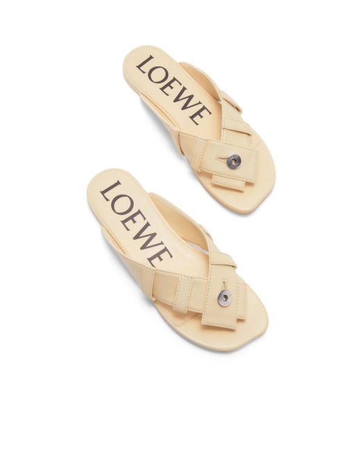 Loewe Toy Panta Toe Sandals in White | Lyst