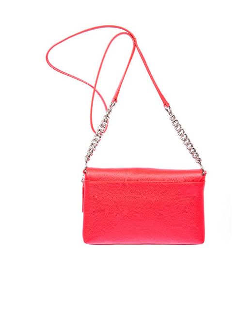 COACH Logo Strap Satchel in Pink | Lyst