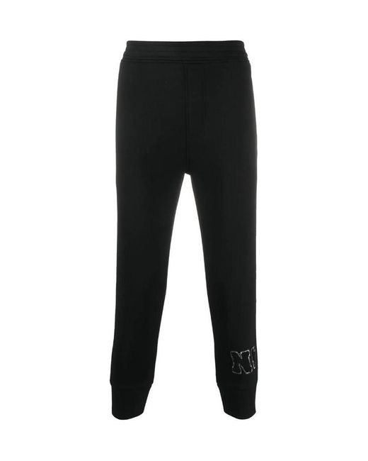 Neil Barrett Logo Decal Sweatpants in Black for Men | Lyst