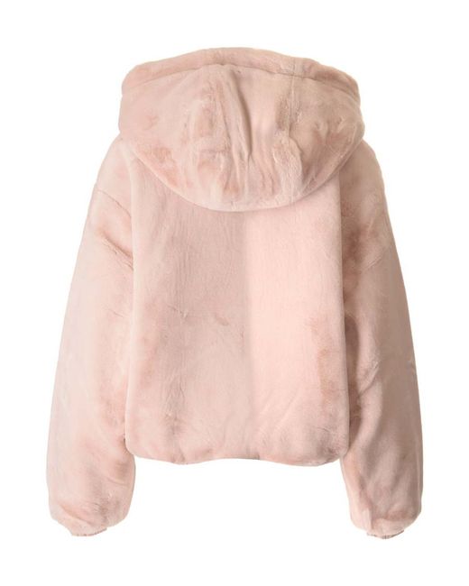 Moose Knuckles Eaton Reversible Hooded Jacket in Pink | Lyst