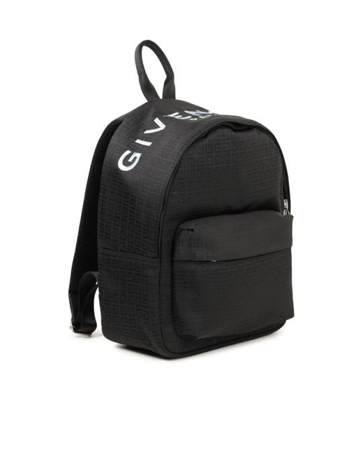 Givenchy Children's Backpack With Logo And Jacquard Pattern in Black | Lyst