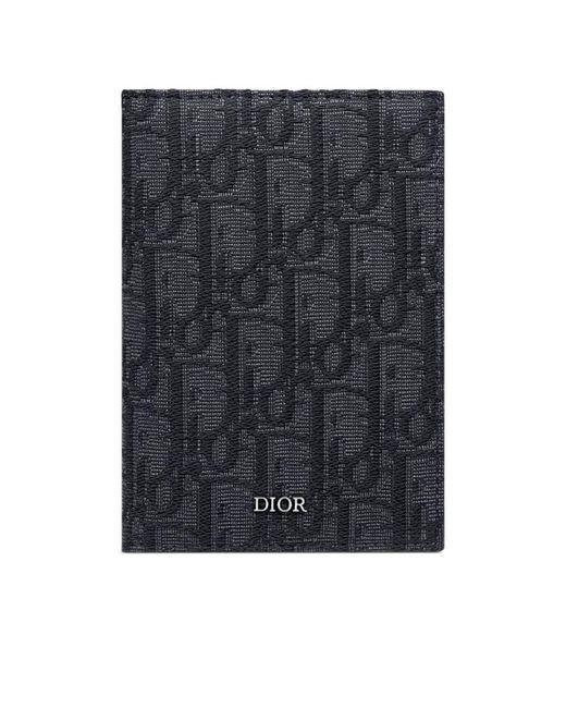Dior Passport Cover in Black for Men | Lyst