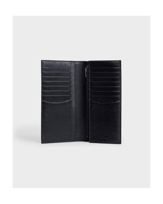 Celine Vertical Wallet With Coin Compartment in Blue for Men | Lyst