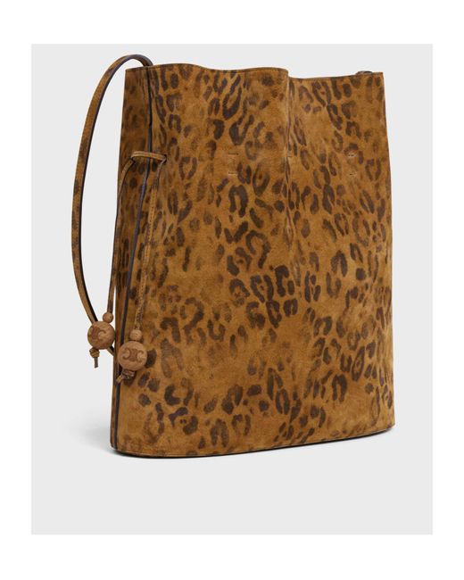 Celine Medium Bucket in Brown for Men | Lyst