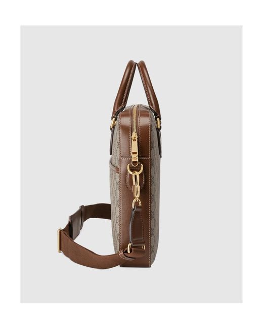 Gucci Gg Monogram Briefcase for Men | Lyst