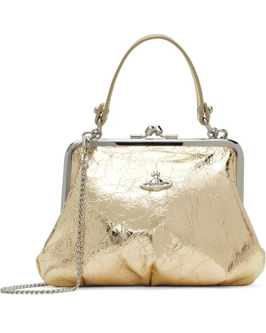 Vivienne Westwood Granny Frame Tote Bag in Natural | Lyst