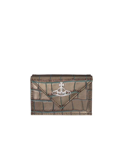 Vivienne Westwood Envelope Billfold Wallet in Gray | Lyst