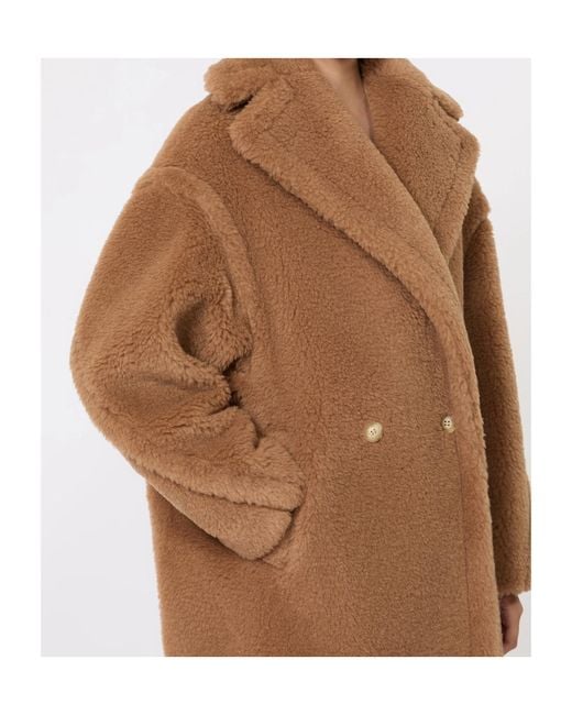 Max Mara Teddy Bear Icon Coat in Brown | Lyst UK