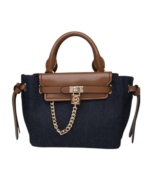 MICHAEL Michael Kors Hamilton Legacy Denim Tote Bag in Blue | Lyst