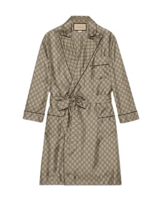 Gucci Ss Supreme Silk Shirt | Lyst