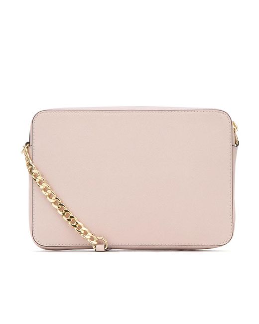 MICHAEL Michael Kors Large Logo Chain Shoulder Bag in Pink | Lyst