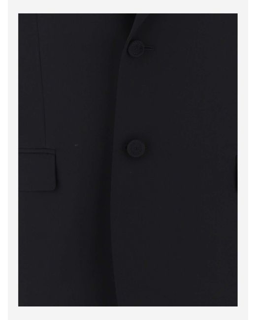 Dior Logo Suit Jacket in Blue for Men | Lyst