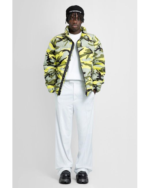 Vetements Camouflage Pattern Down Jacket for Men | Lyst