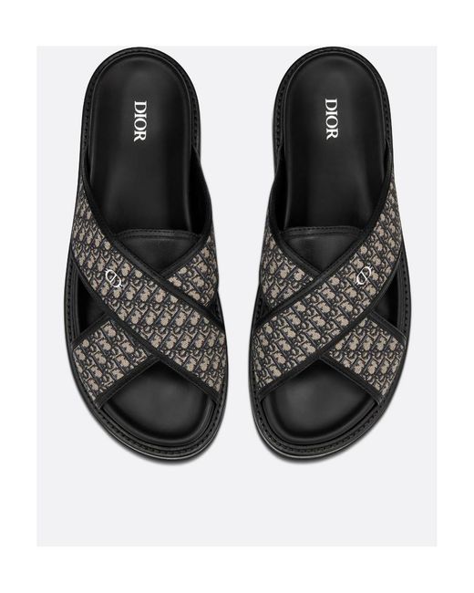 Dior Aqua Sandal in Black for Men | Lyst