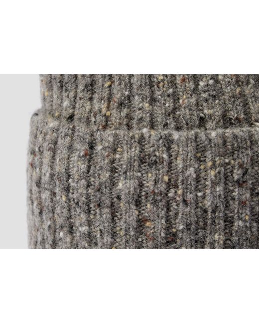 Drake's Rib Hat in Gray for Men | Lyst