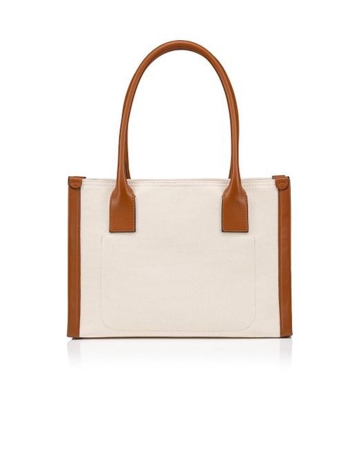 Christian Louboutin Small By My Side Tote Bag in Natural | Lyst