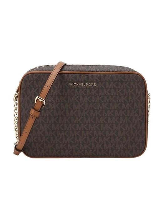 Michael Kors Jet Set Series Satchel Bag in Brown | Lyst