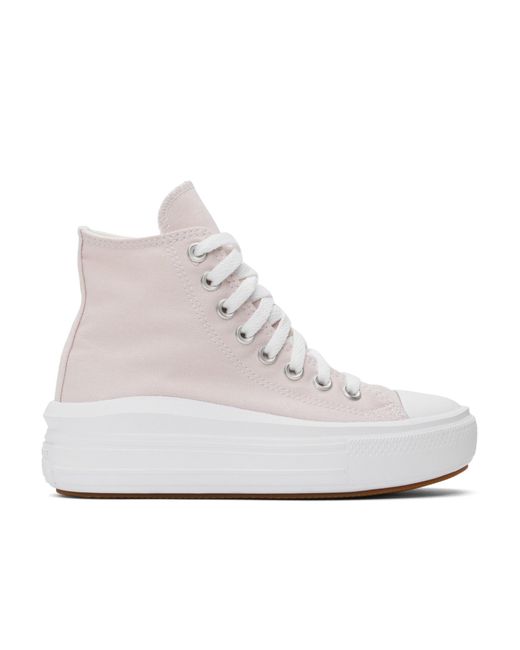 Converse Chuck Taylor All Star Move Platform High Top Sneakers in White ...