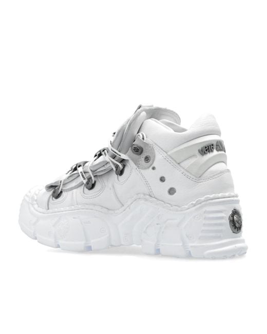 Vetements X New Rock Platform Sneakers in White | Lyst