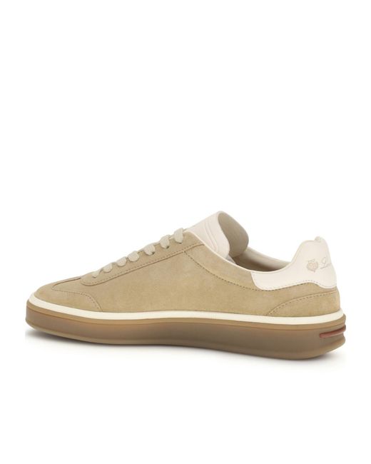Loro Piana Tennis Walk Sneakers in Natural | Lyst