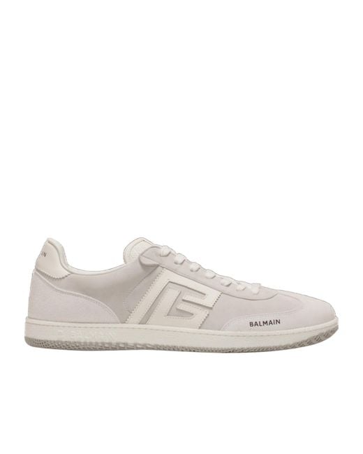 Balmain Swan Trainers in White for Men | Lyst