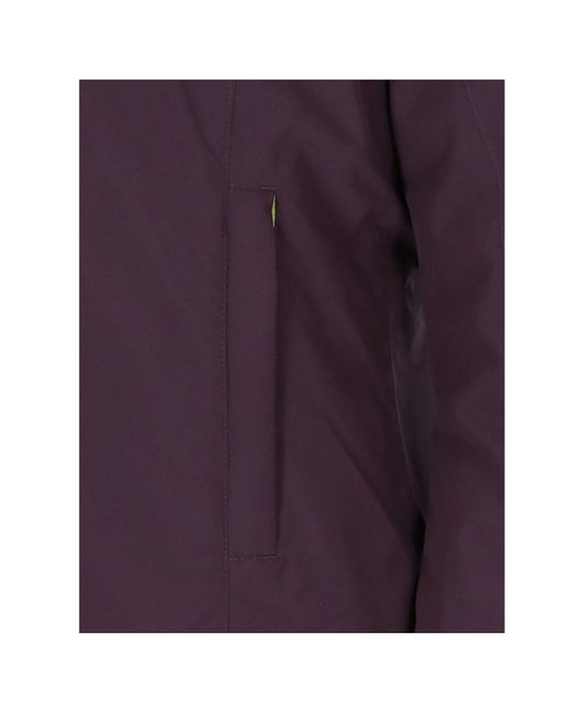 K-Way Two-Way Zipper Down Jacket in Purple | Lyst