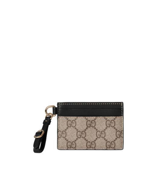 Gucci Gg Emblem Card Clip | Lyst