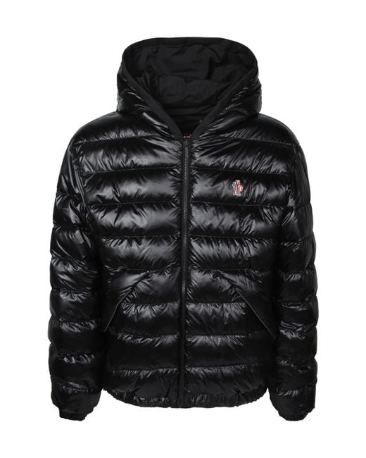 Moncler Double-Sided Cotton Jacket in Black for Men | Lyst