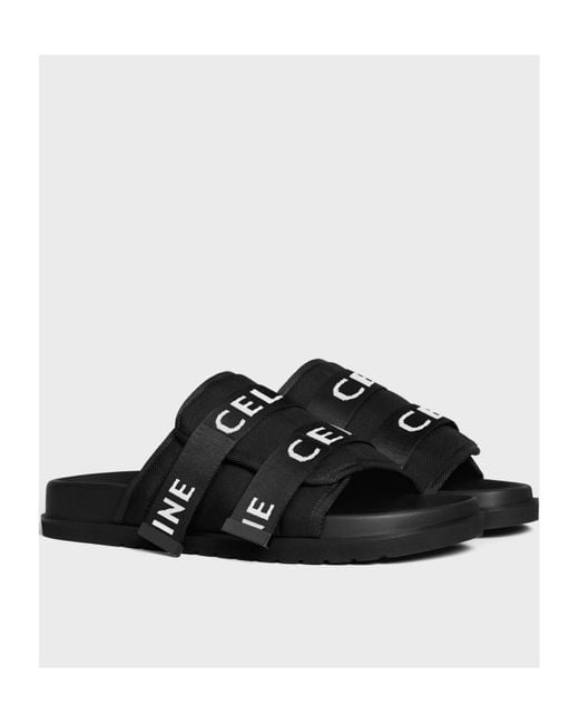 Celine Pitea Sandal in Black for Men | Lyst